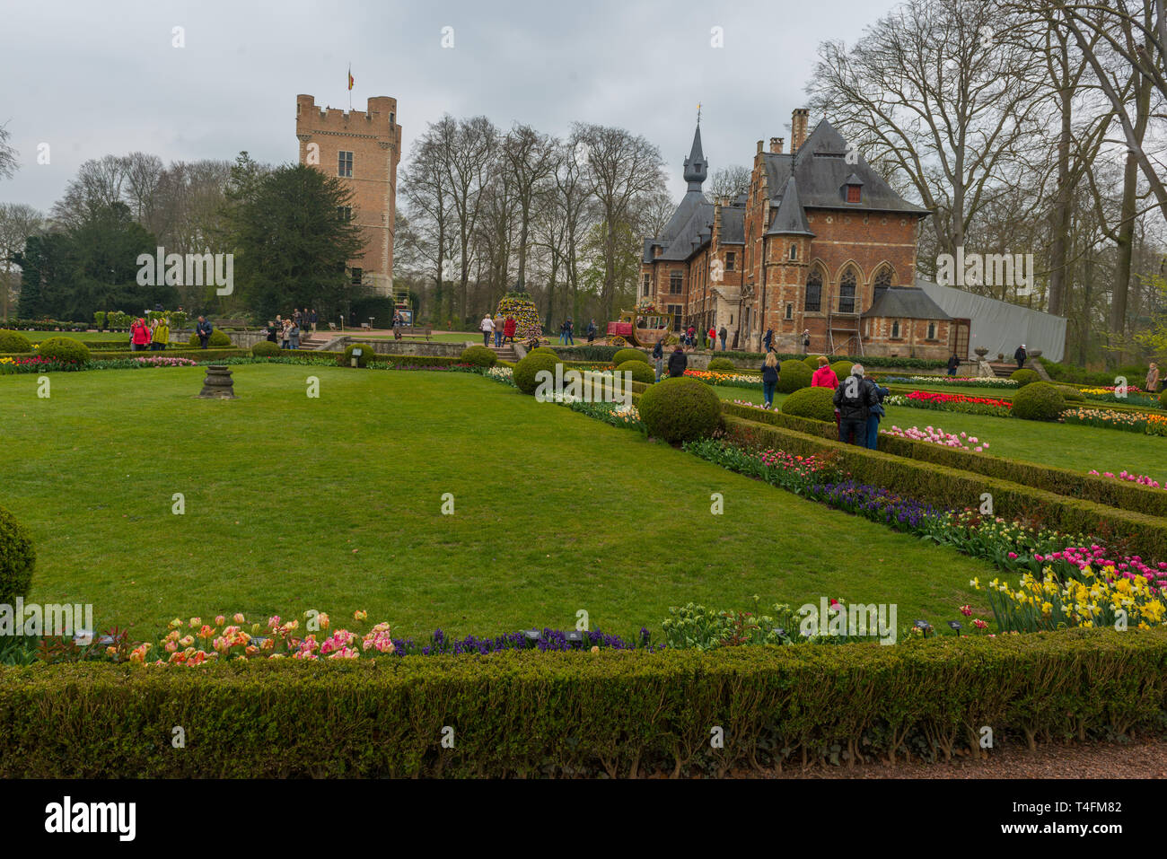 Floralia 2019 event at the castle of Grand Bigard Stock Photo - Alamy