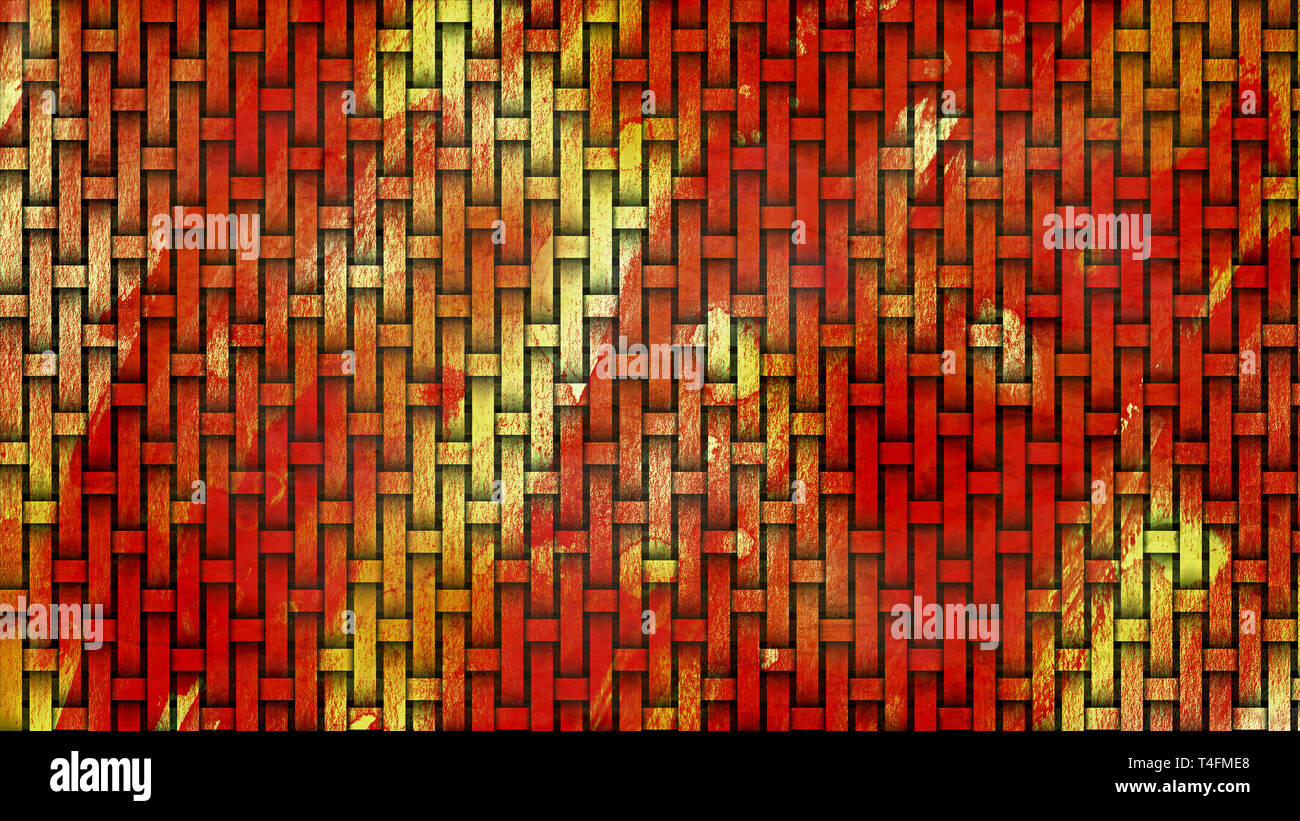 Red and Yellow Weave Background Stock Photo - Alamy
