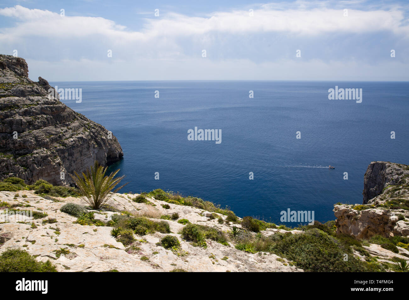 Malta island beautiful coastline, Mediterranean sea. South Europe Stock ...