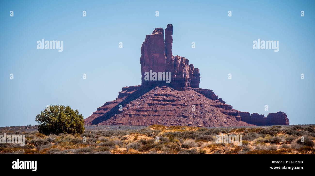 Amazing rock sculptures at Monument Valley Stock Photo - Alamy