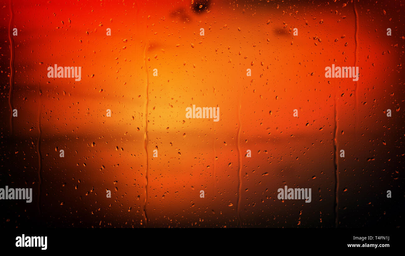 Cool Orange Water Drop Background Image Stock Photo - Alamy