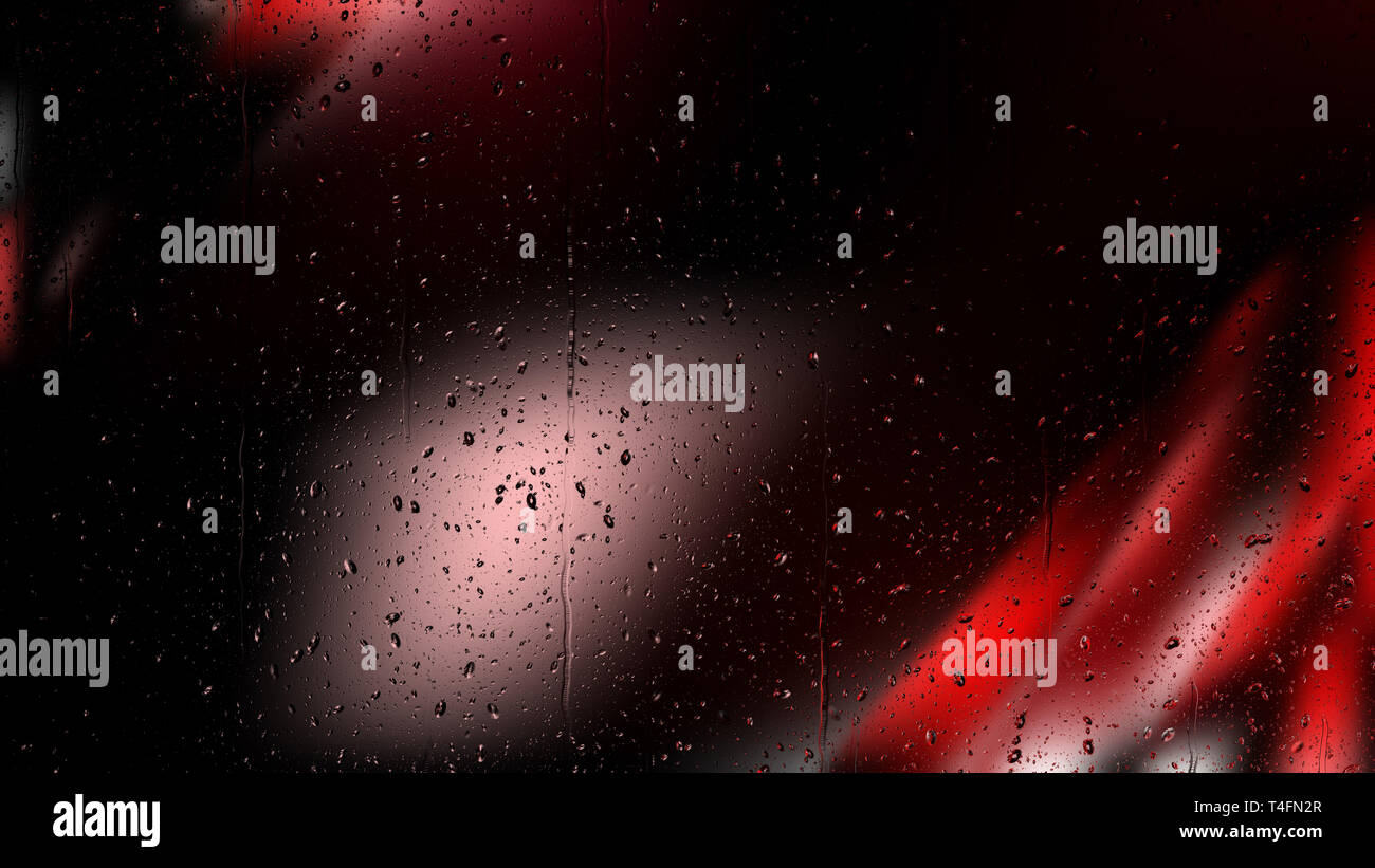 Cool Red Water Drops Background Stock Photo - Alamy
