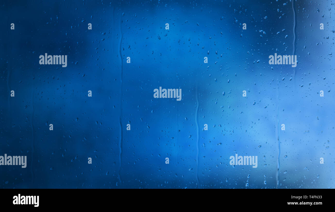 Dark Blue Water Drop Background Stock Photo - Alamy