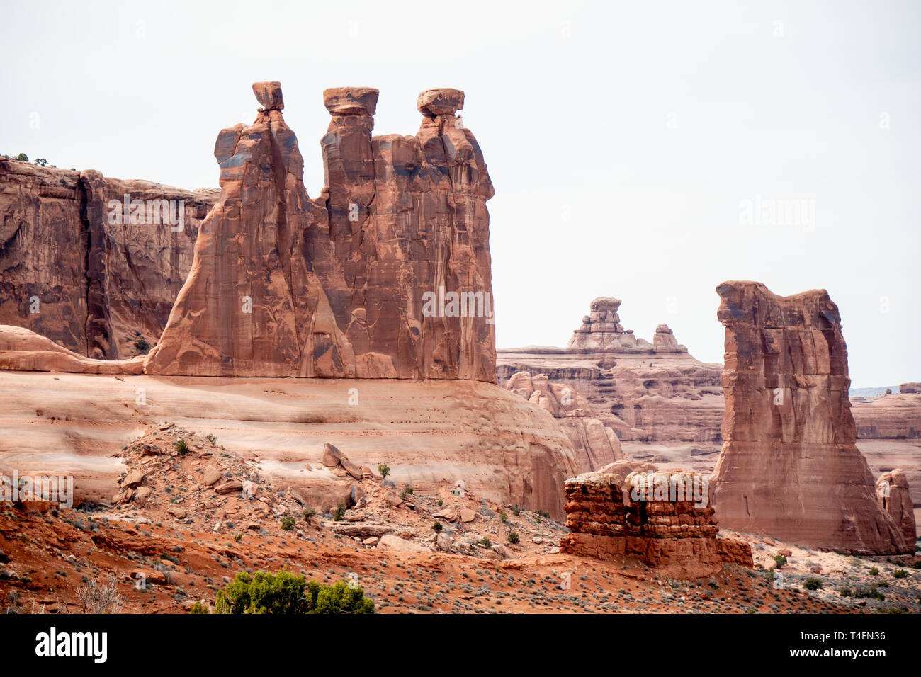 Arches National Park in Utah - famous landmark Stock Photo - Alamy