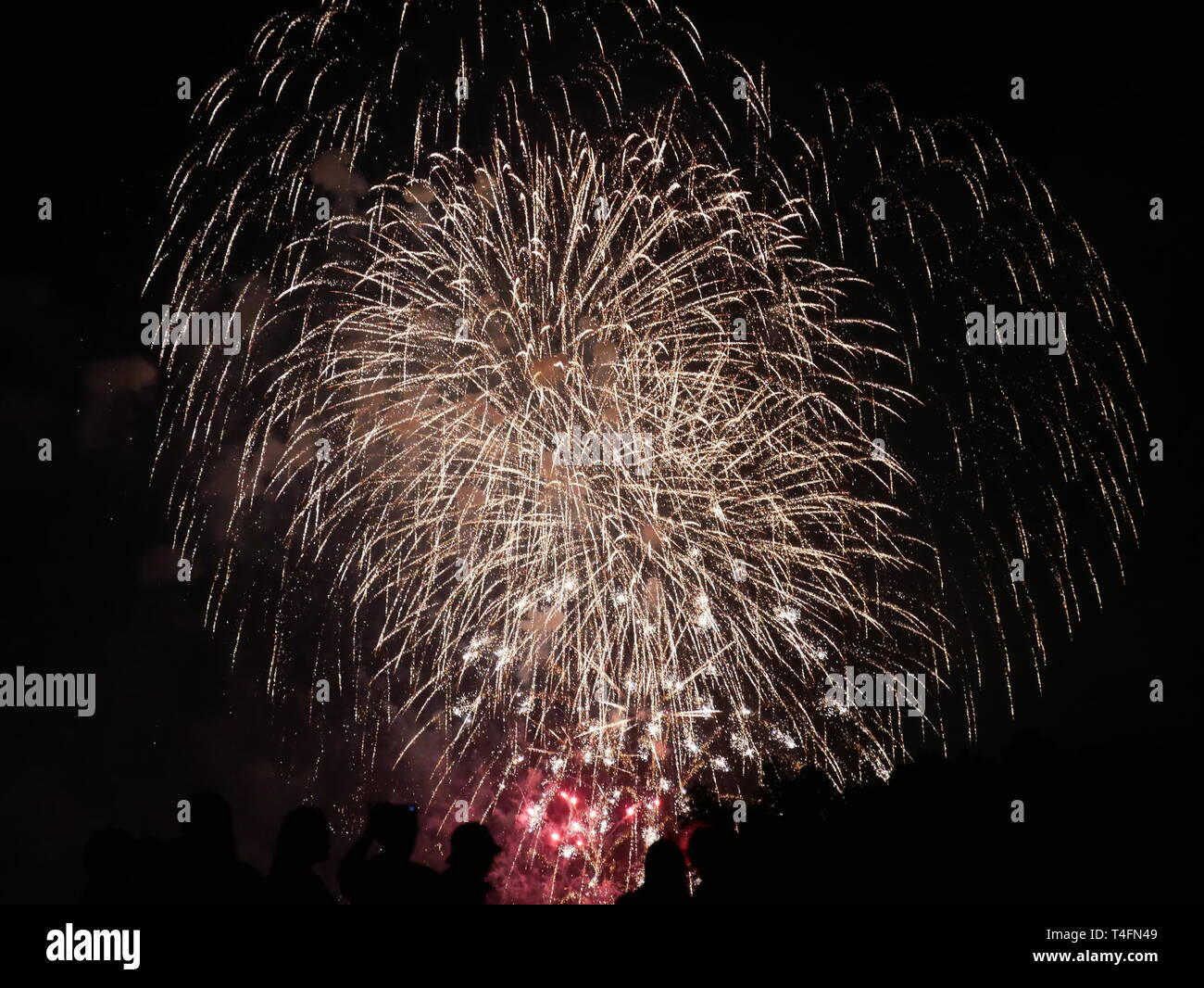 big fireworks with sparks and lights Stock Photo - Alamy