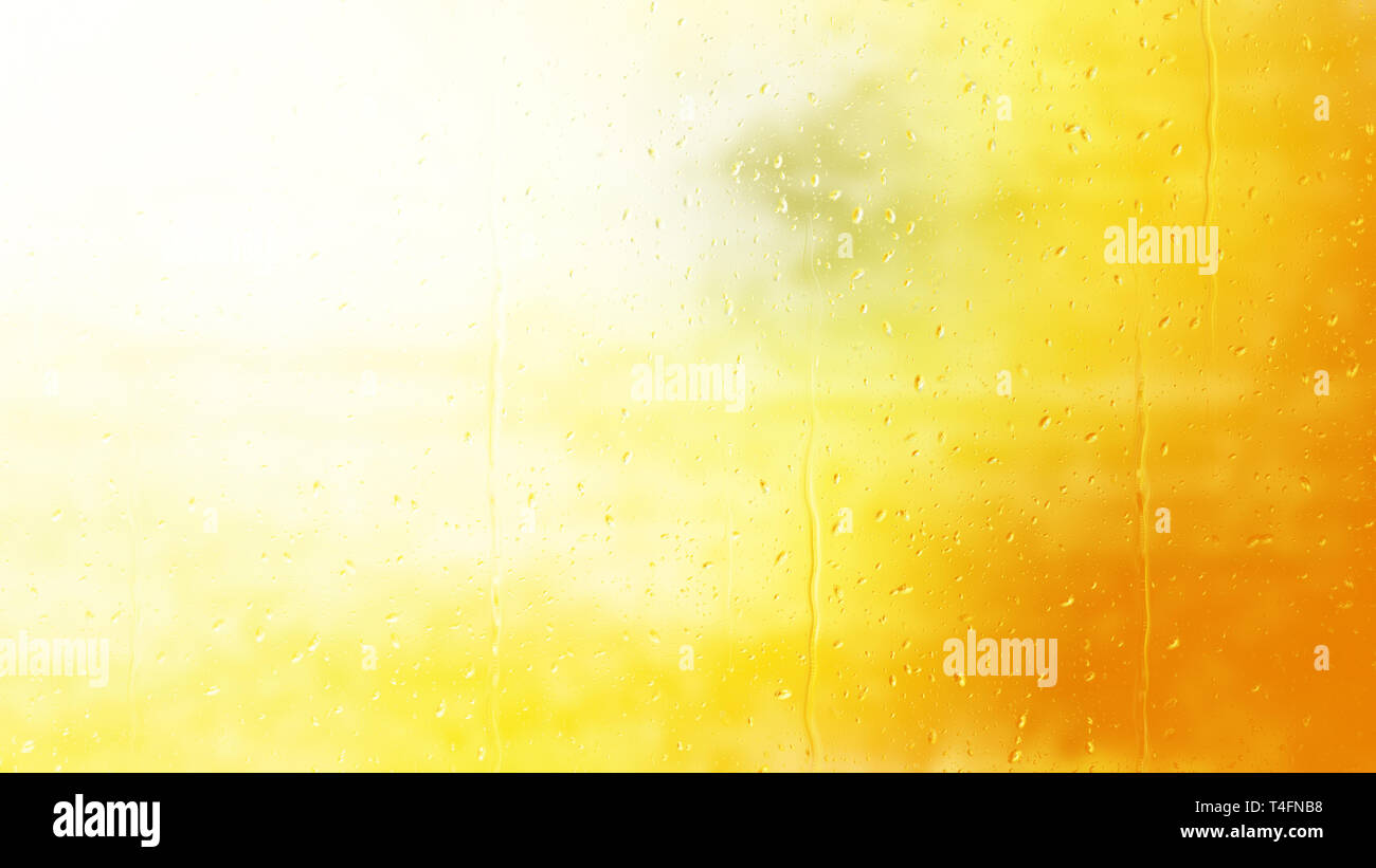 Orange and White Raindrop Background Image Stock Photo - Alamy