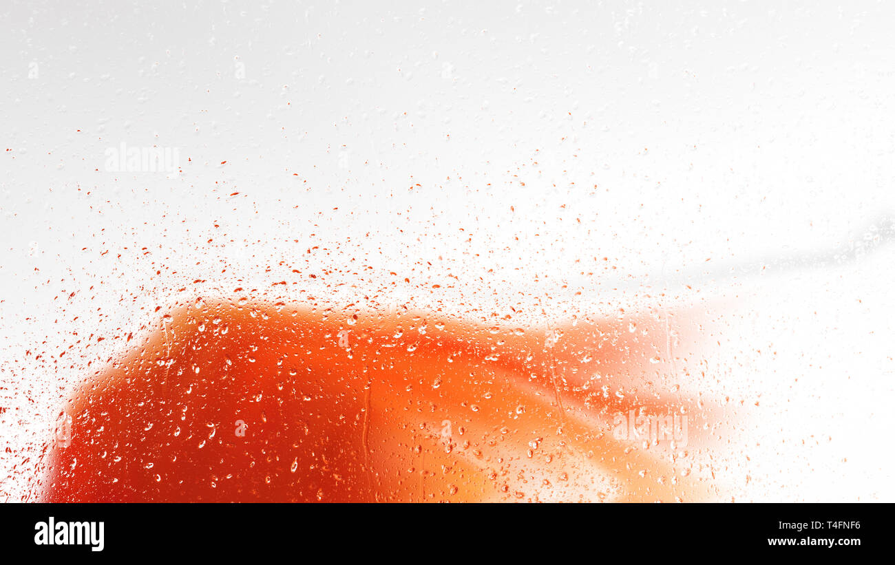 Orange and White Water Drop Background Stock Photo - Alamy