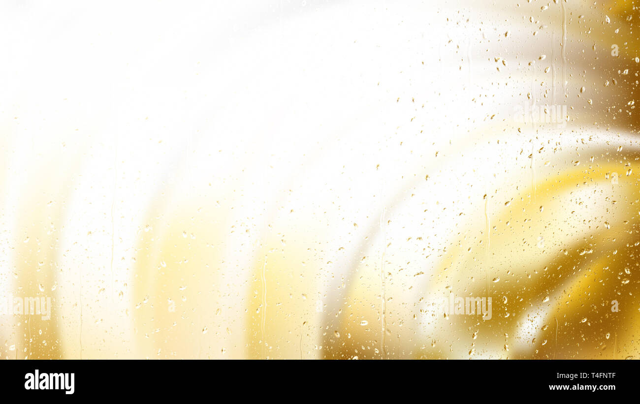 White and Gold Water Drop Background Image Stock Photo - Alamy