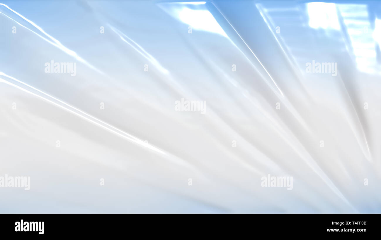 Blue and White Plastic Wrap Texture Background Stock Photo - Alamy