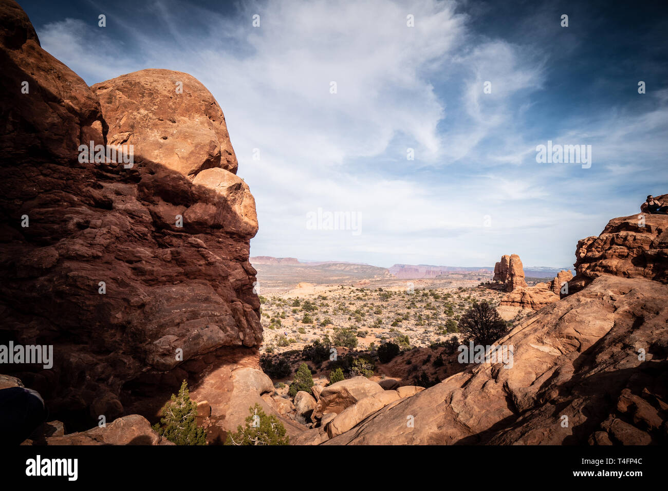 Arches National Park in Utah - famous landmark Stock Photo - Alamy