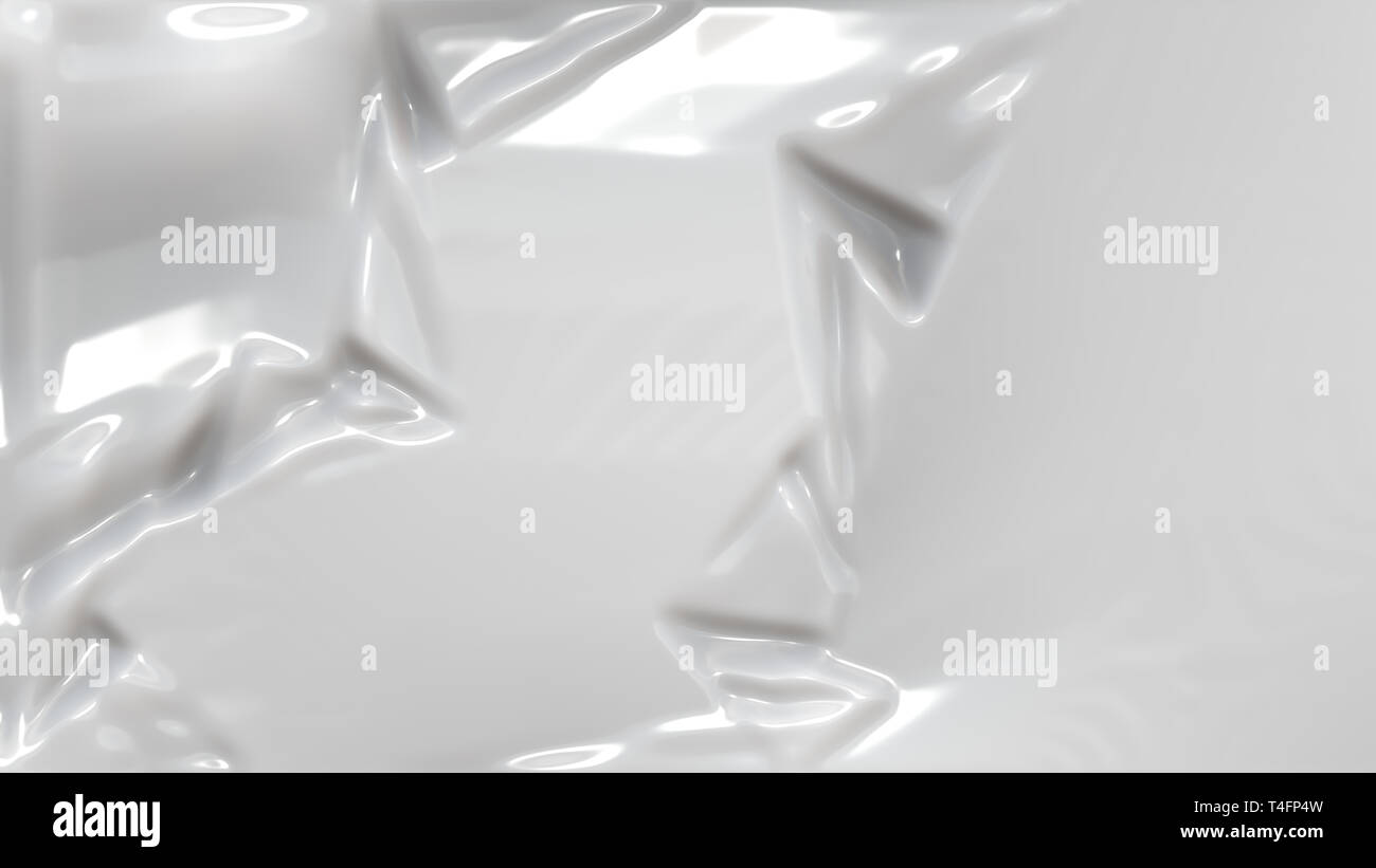 Light Grey Crumpled Plastic Texture Background Stock Photo - Alamy