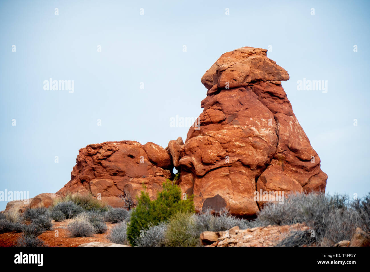 Arches National Park in Utah - famous landmark Stock Photo - Alamy
