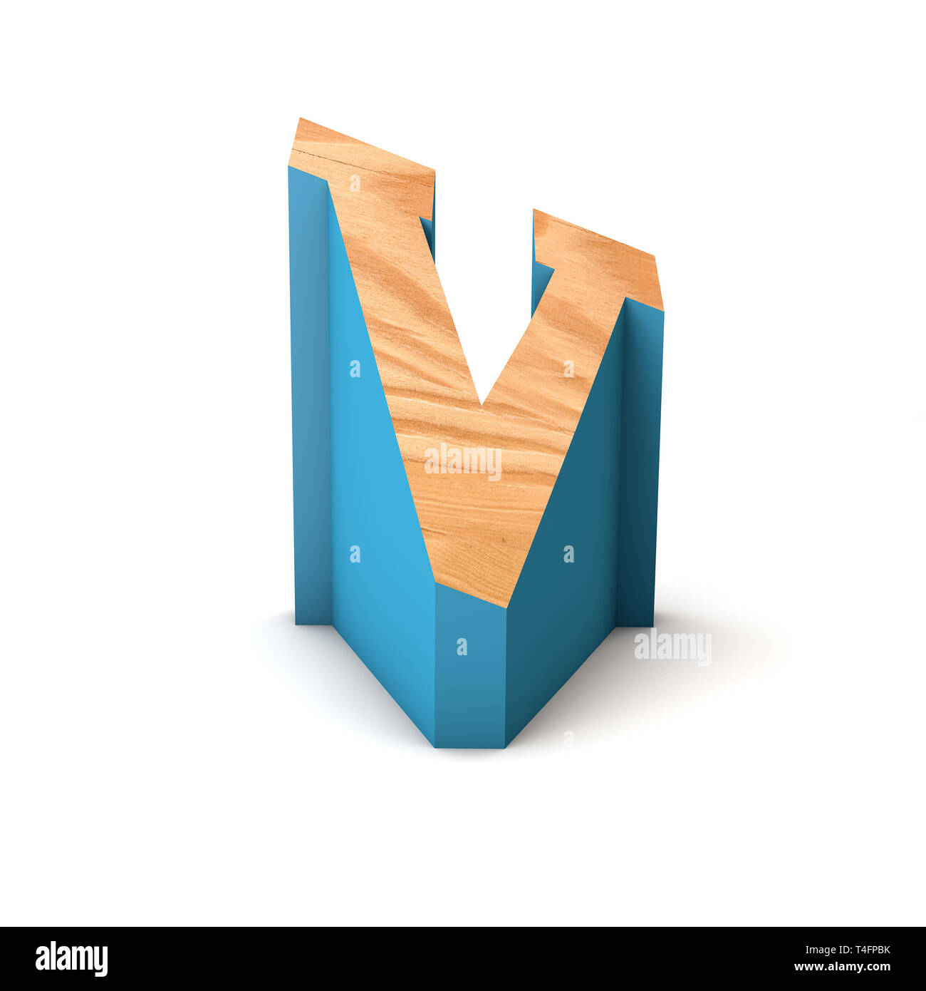 Wooden letter v hi-res stock photography and images - Alamy