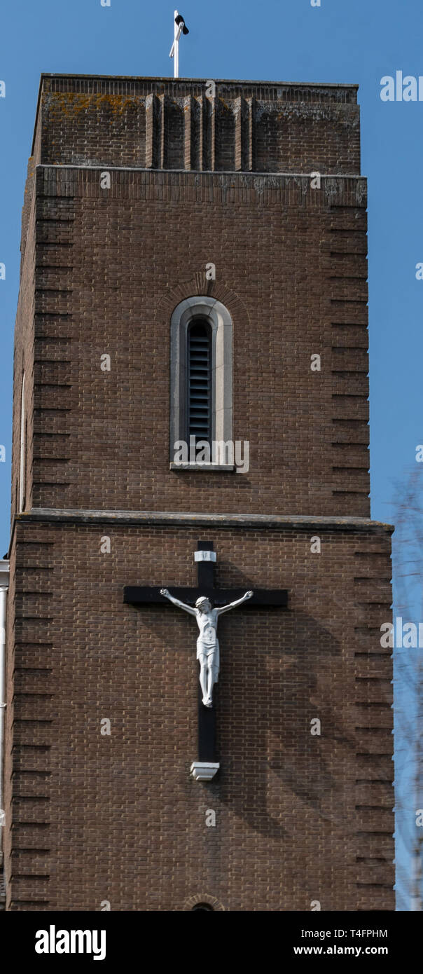 The Tower of the Catholic Christ the King Church on Northumberland ...