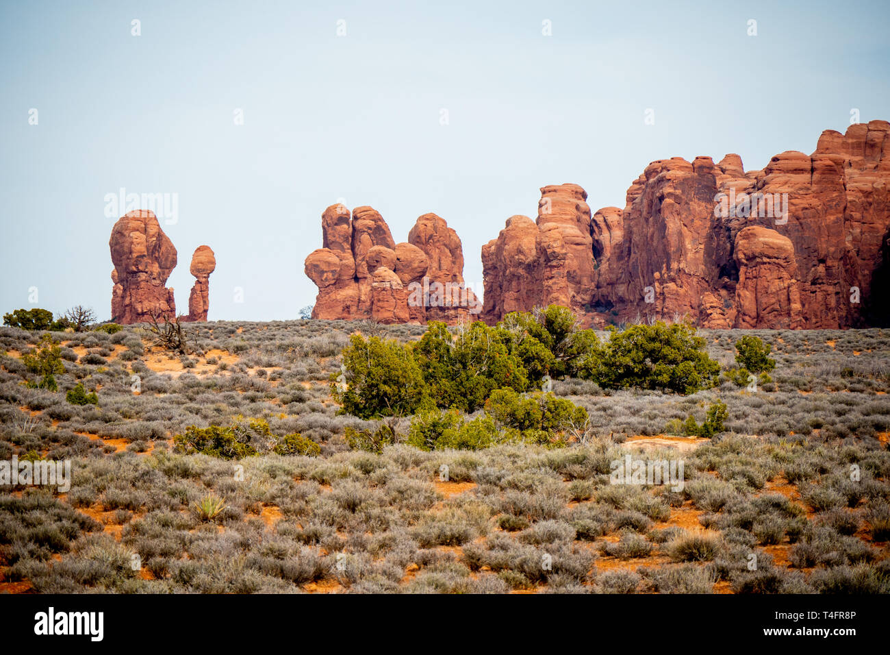 Arches National Park in Utah - famous landmark Stock Photo - Alamy