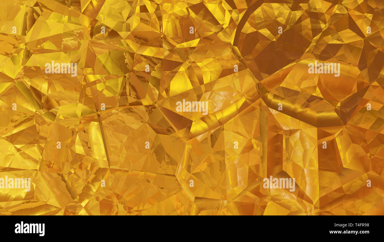 Gold Crystal Background Stock Photo - Alamy