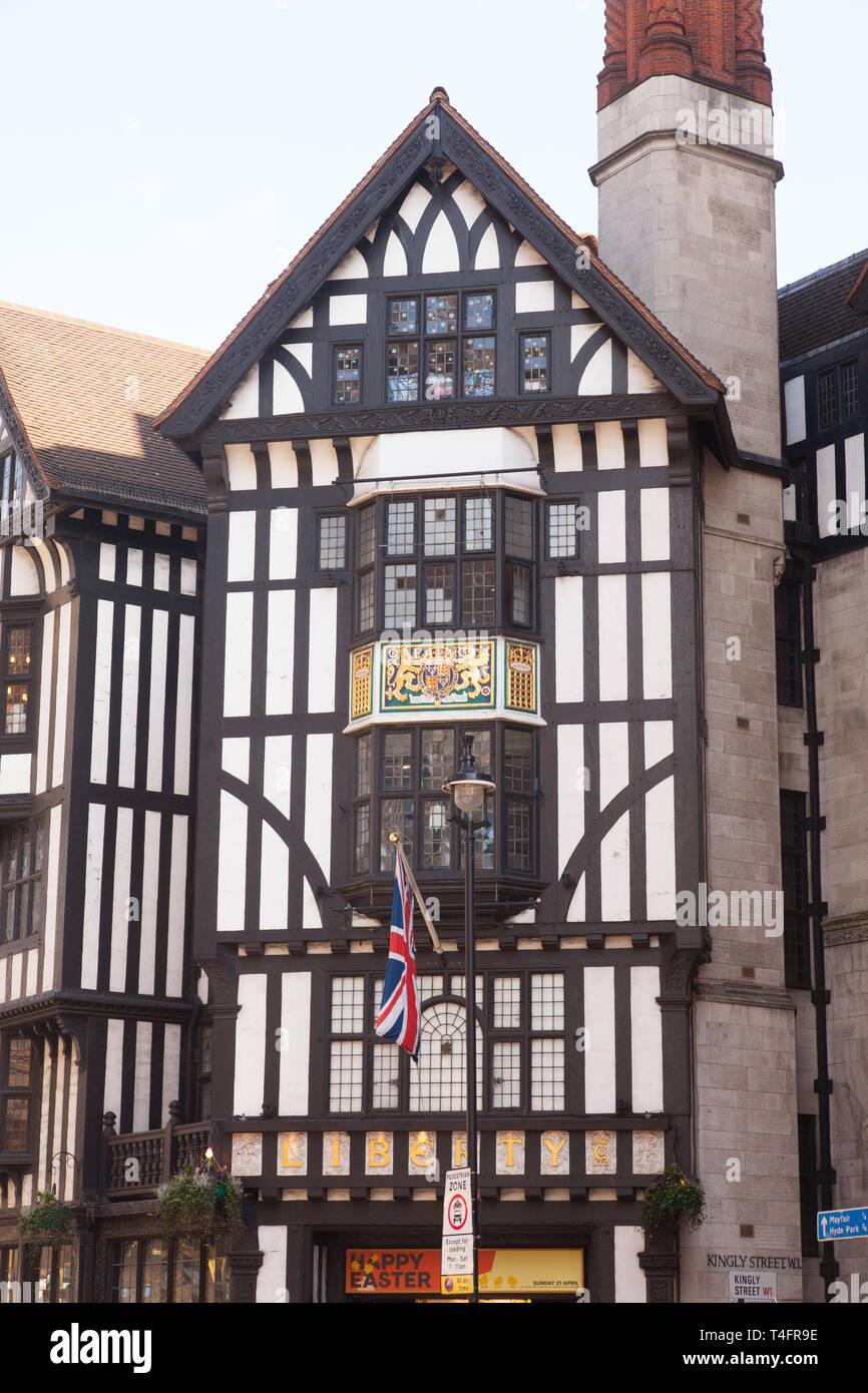 Liberty London store front, London, England, United Kingdom Stock Photo ...