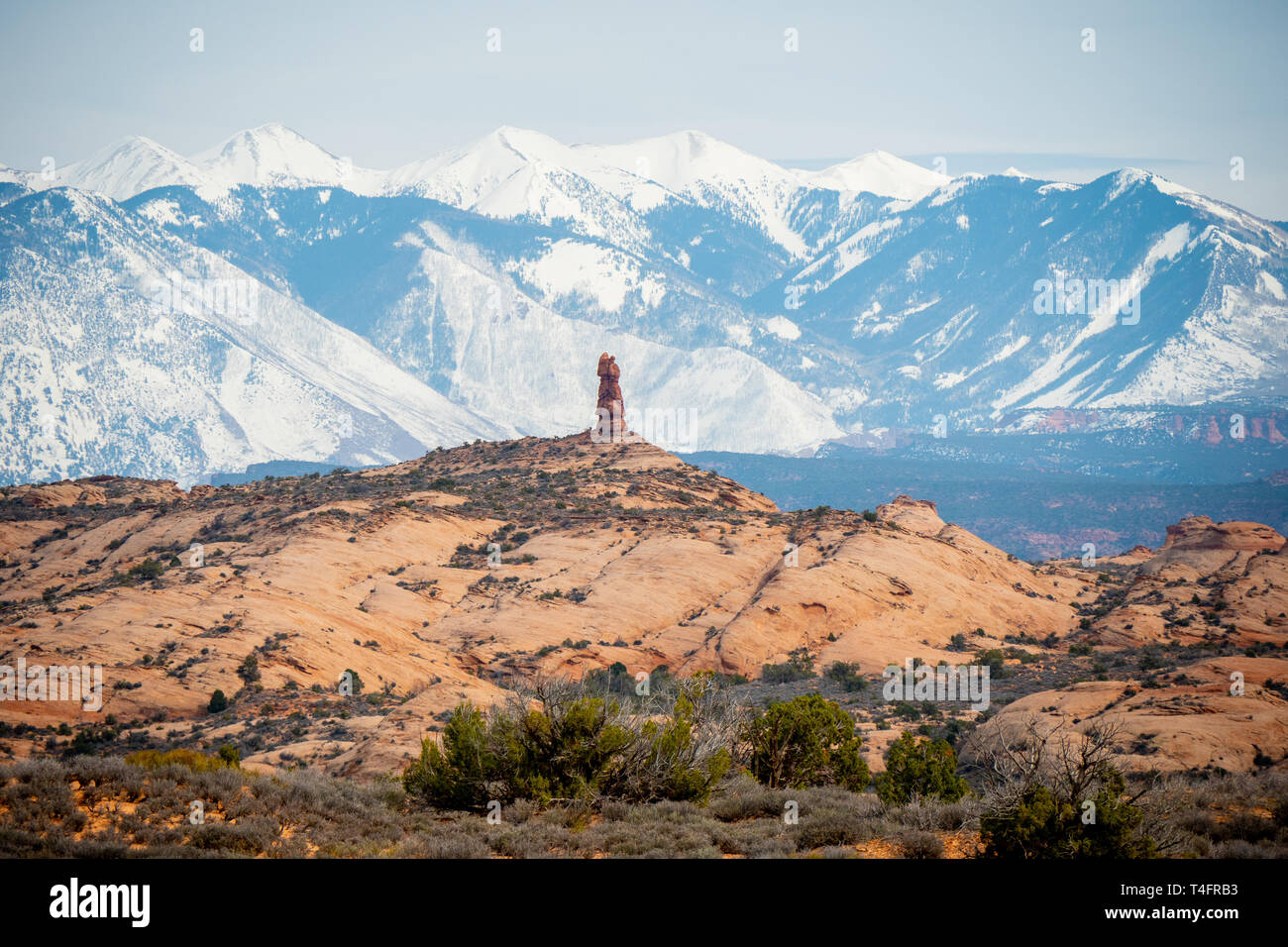 Arches National Park in Utah - famous landmark Stock Photo - Alamy