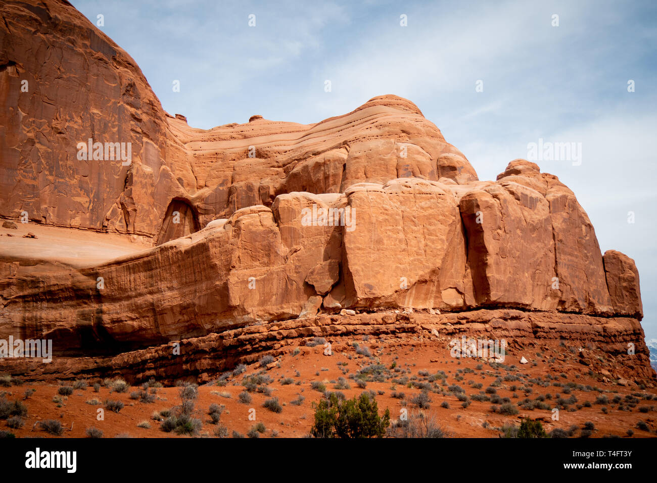 Arches National Park in Utah - famous landmark Stock Photo - Alamy