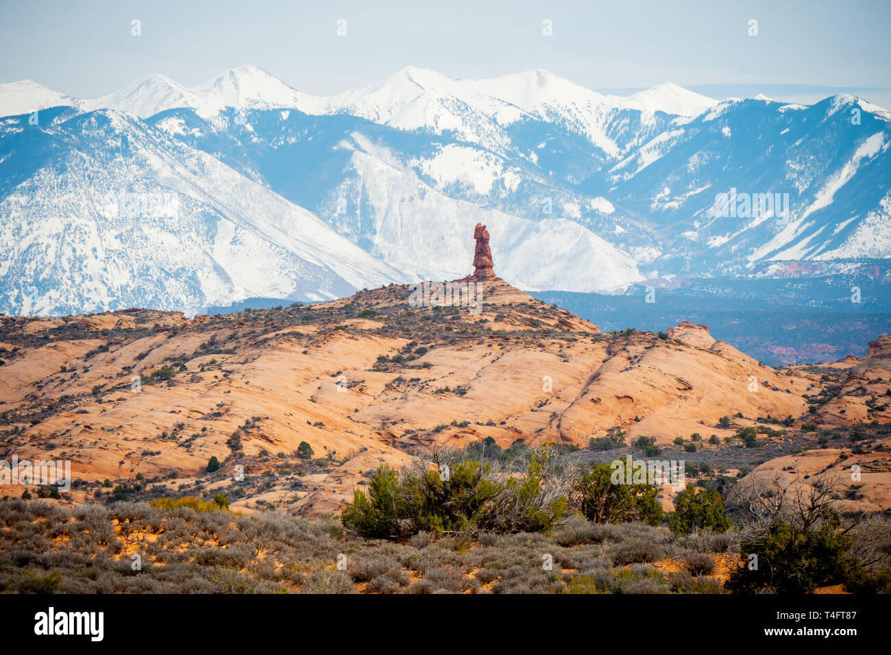Arches National Park in Utah - famous landmark Stock Photo - Alamy