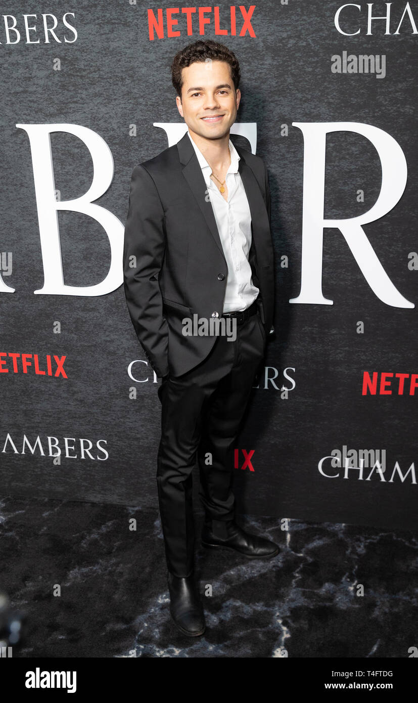 Actor Johnny Rios attends Netflix's Chambers Season 1 New York Premiere ...