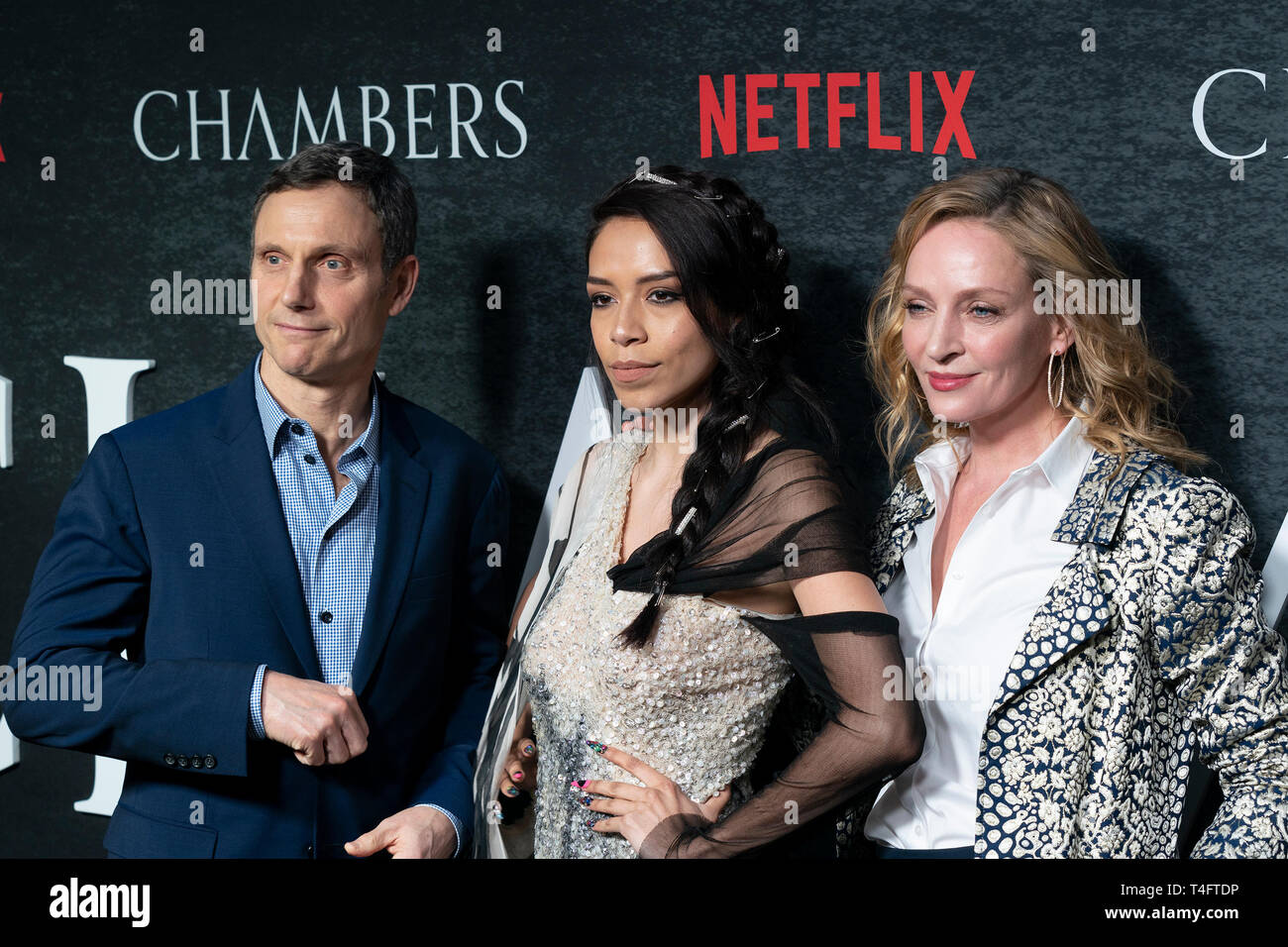 Tony Goldwyn, Sivan Alyra Rose, Uma Thurman attend Netflix's Chambers ...