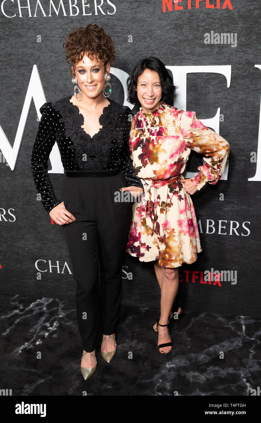 Leah Rachel and Jennifer Yale attend Netflix's Chambers Season 1 New ...