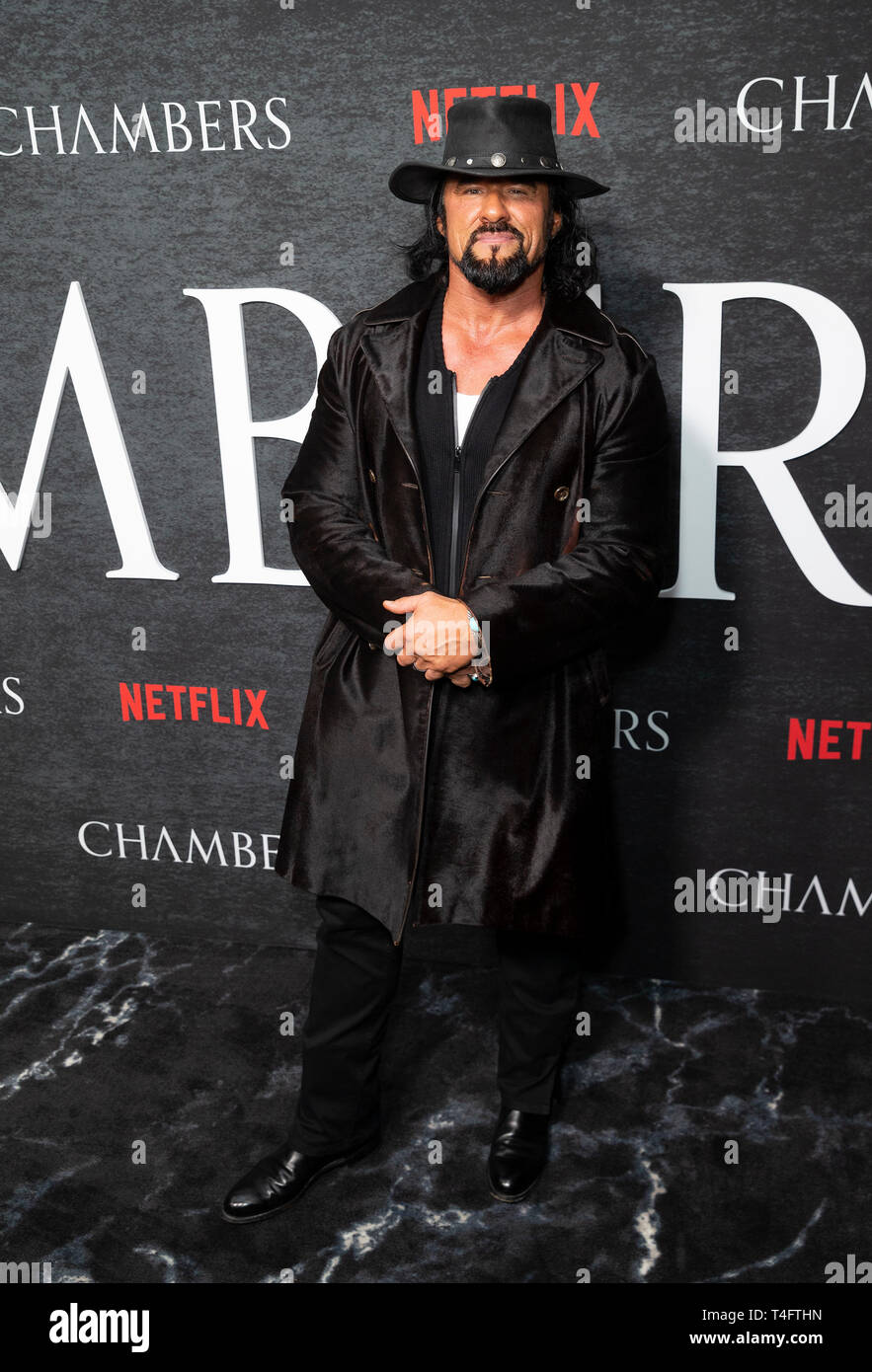 Actor Marcus LaVoi attends Netflix's Chambers Season 1 New York ...