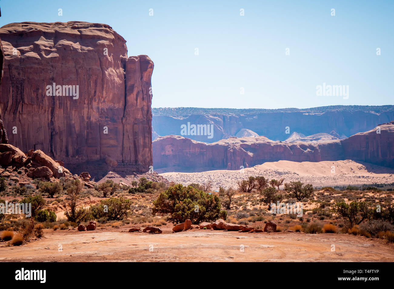 Monument Valley in Utah Oljato Stock Photo - Alamy