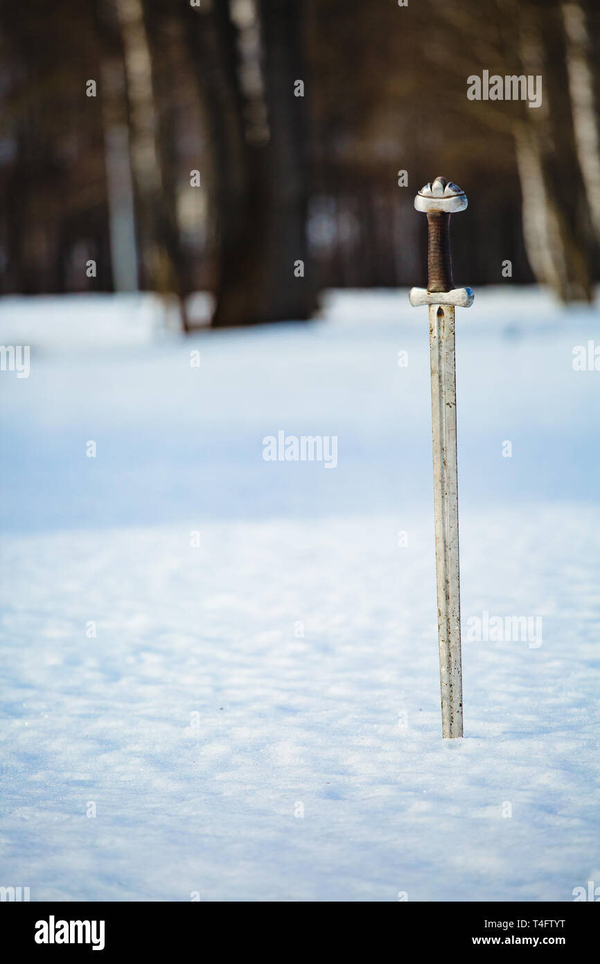 Silver Sword High Resolution Stock Photography and Images - Alamy