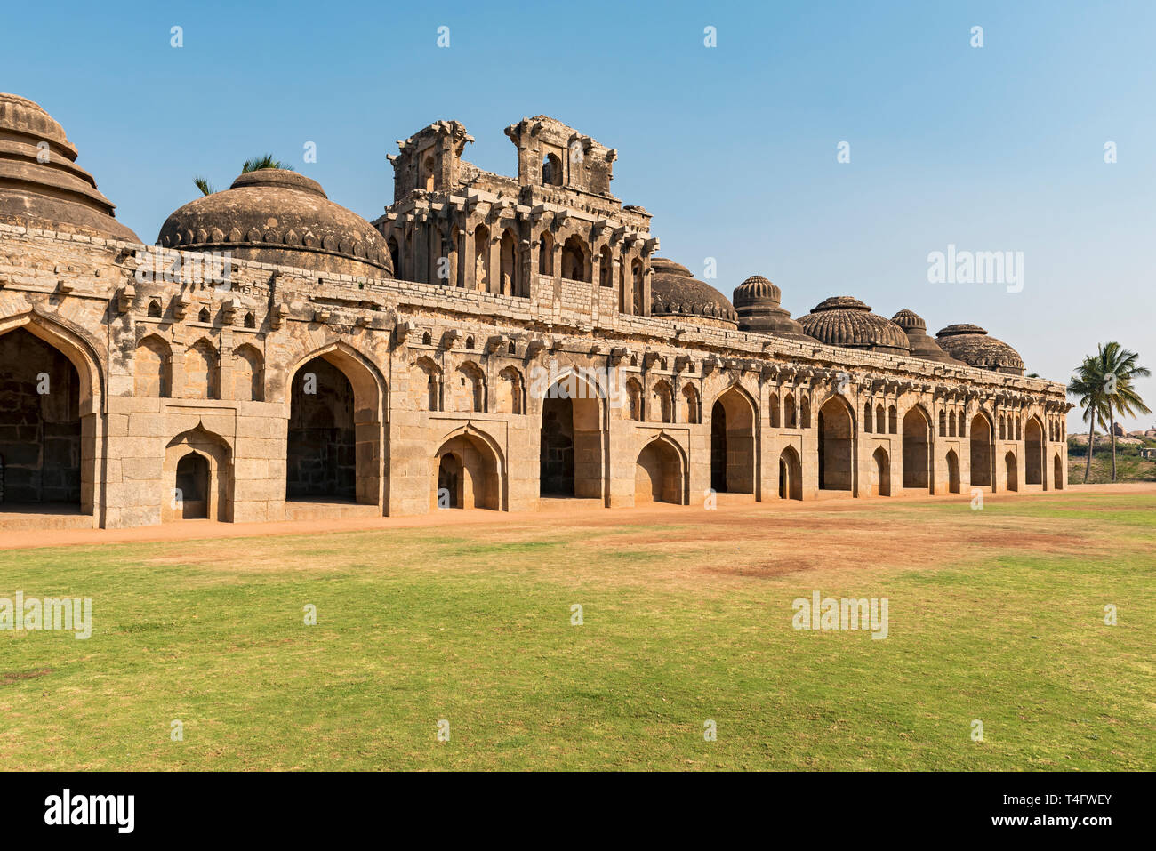 Elephant Stables, Hampi, India Stock Photo - Alamy
