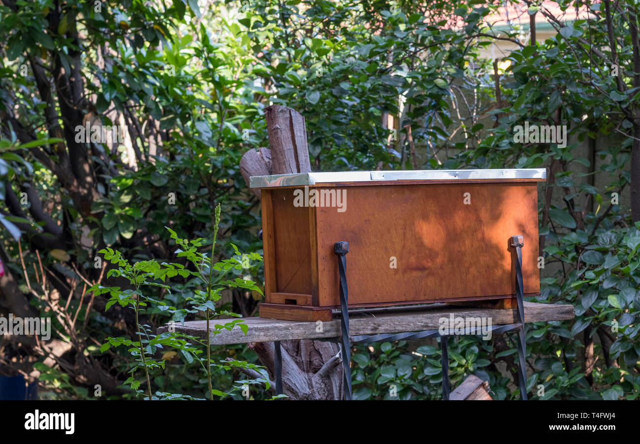 A catch hive is used to catch honey bees from colonies that are ...