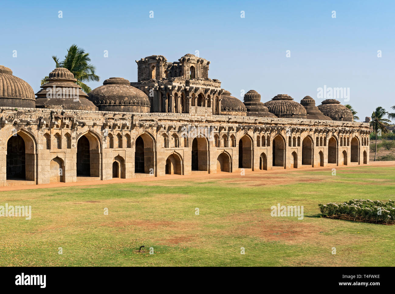 Elephant Stables, Hampi, India Stock Photo - Alamy