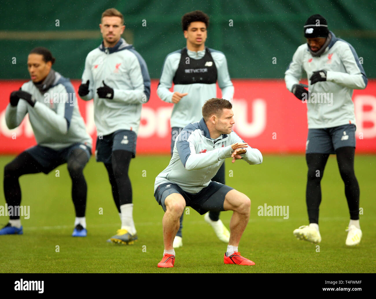 James milner liverpool training hi-res stock photography and images - Alamy