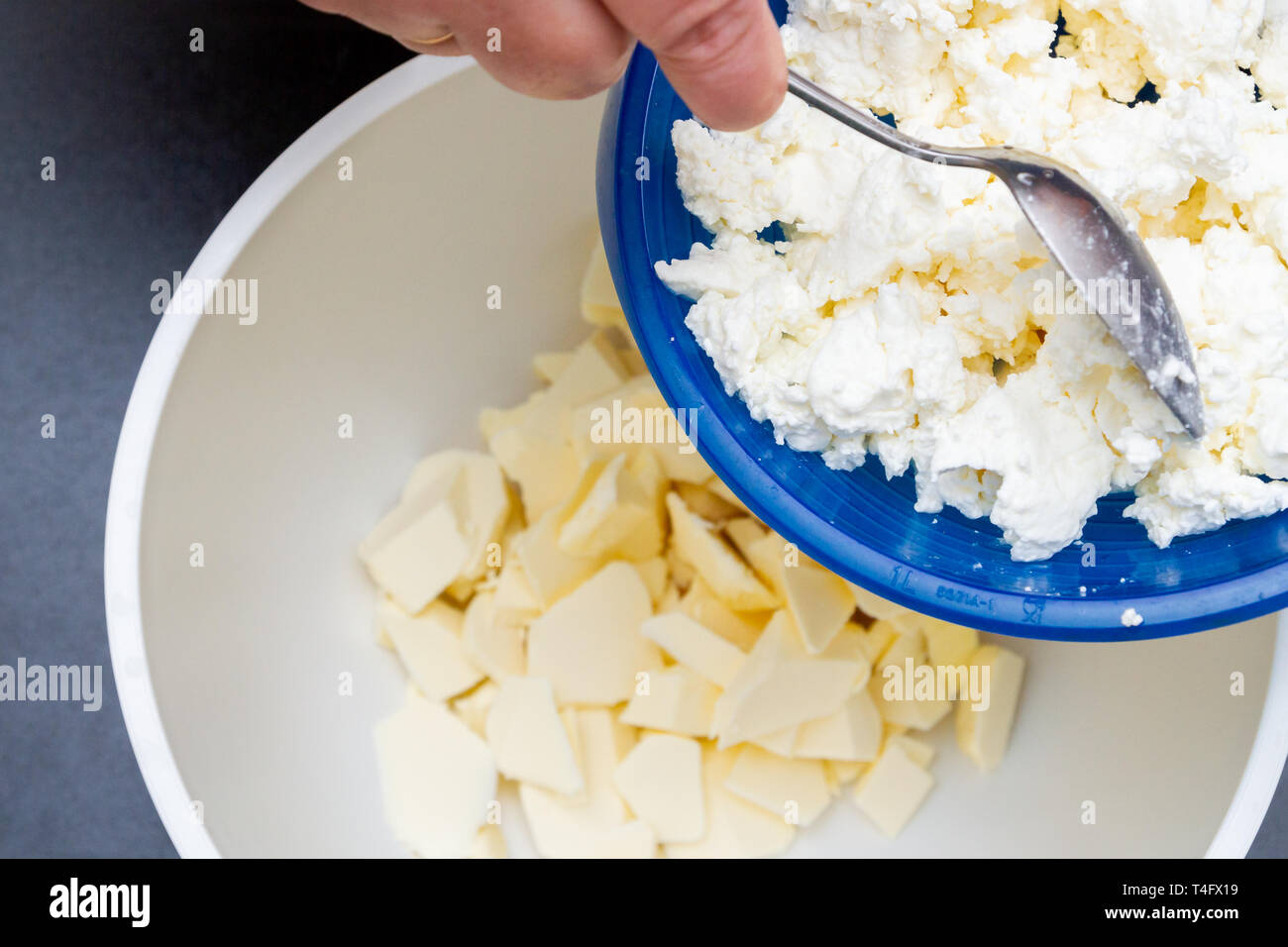Butter in a bowl hi-res stock photography and images - Alamy