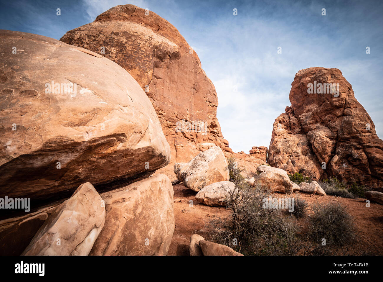 Arches National Park in Utah - famous landmark Stock Photo - Alamy