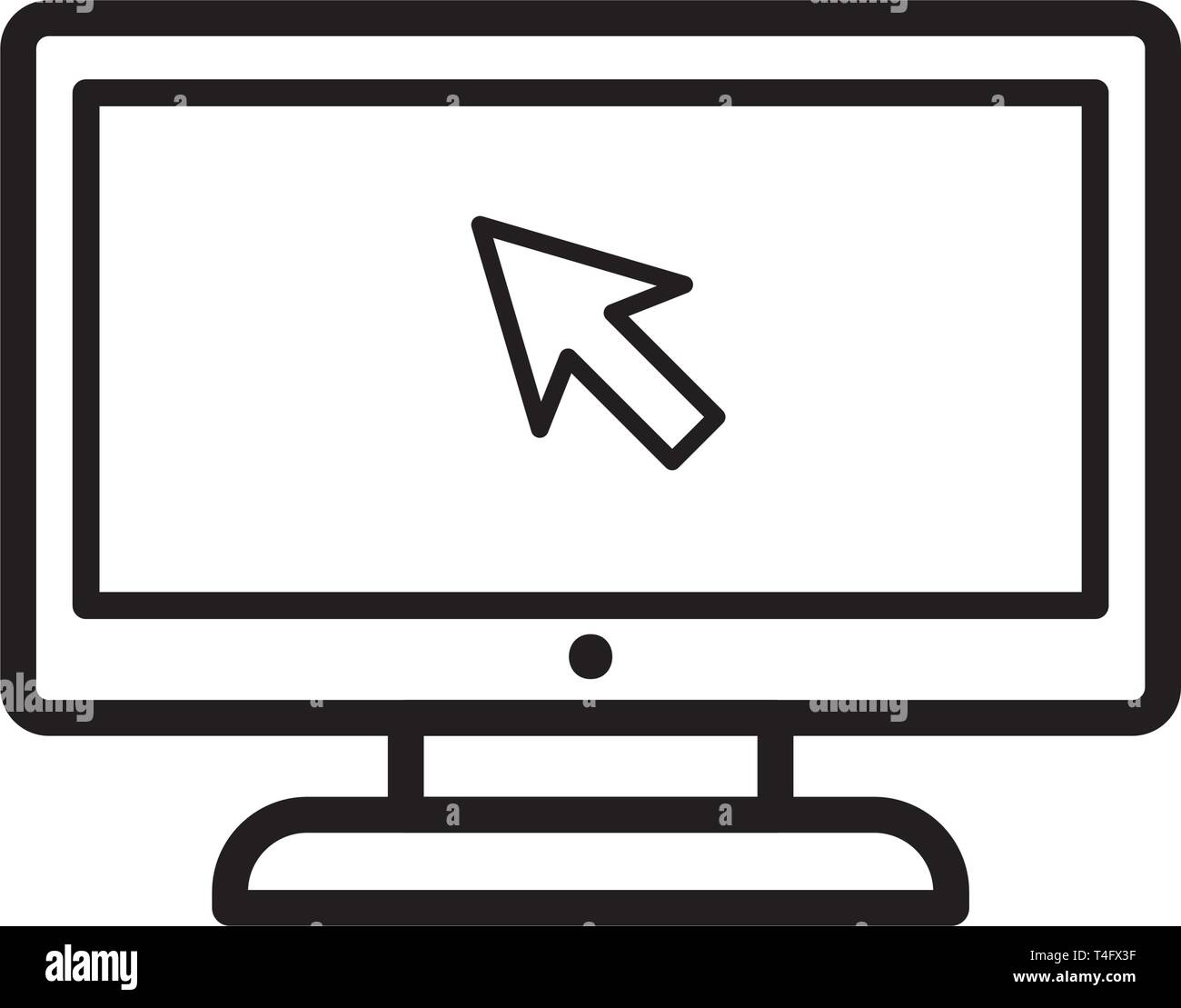 Lcd monitor image Stock Vector Images - Alamy