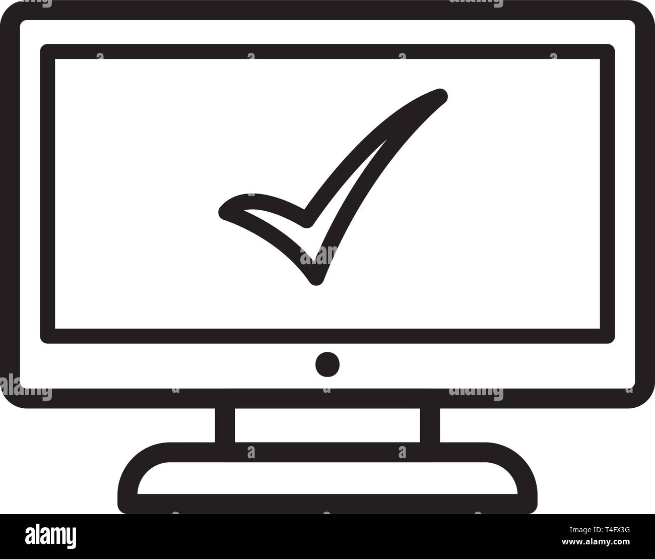 Electronic monitor Stock Vector Images - Alamy