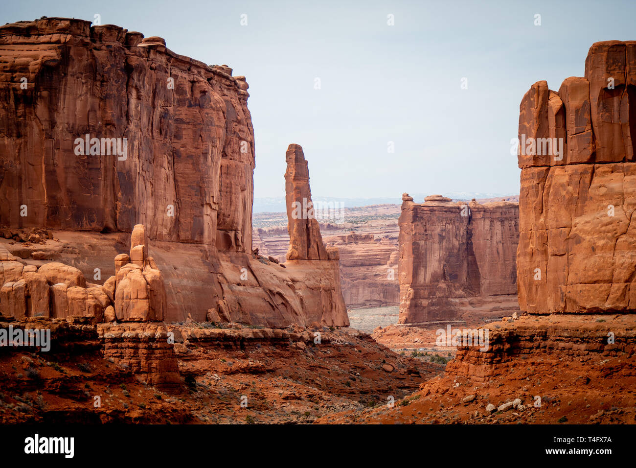 Arches National Park in Utah - famous landmark Stock Photo - Alamy