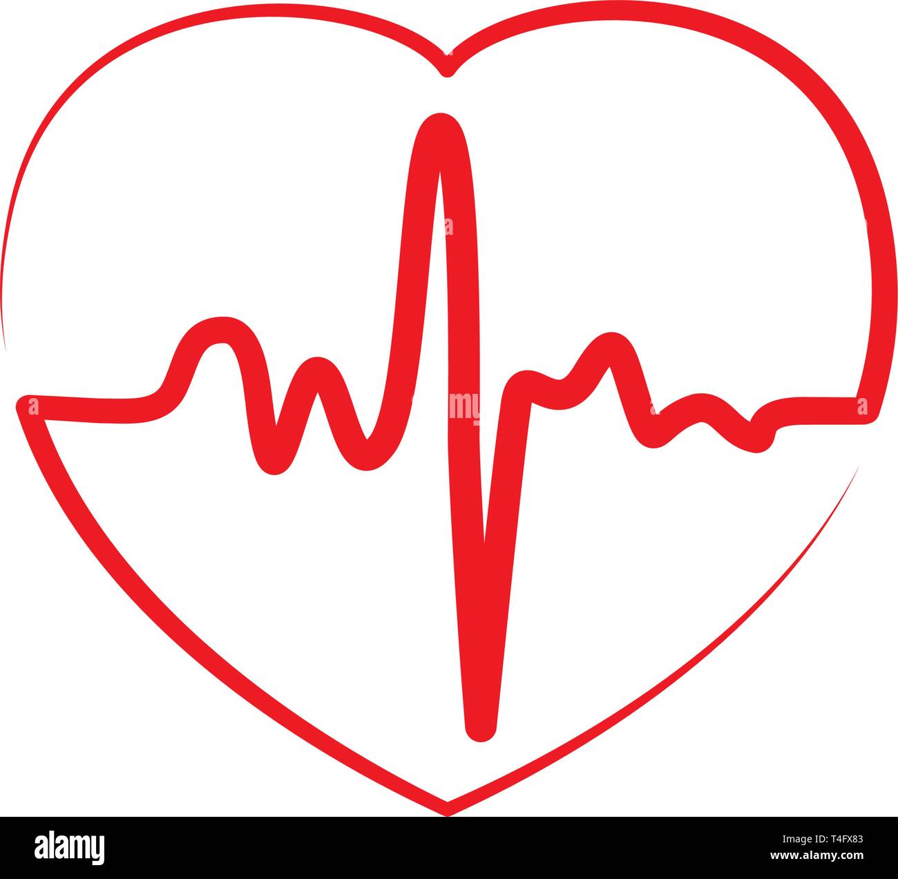 heart beat icon Stock Vector Image & Art - Alamy
