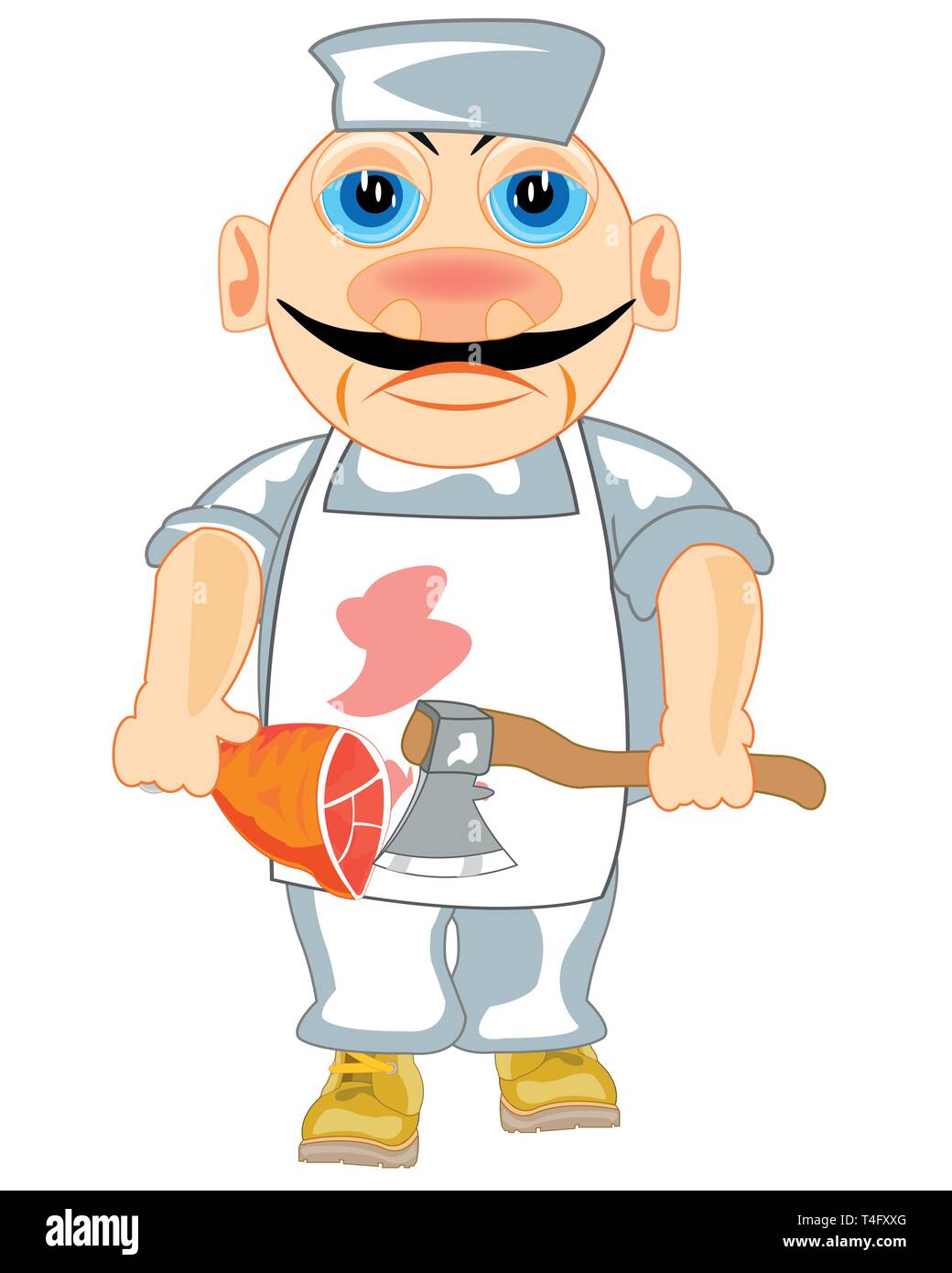 Butcher Cartoon Stock Photos & Butcher Cartoon Stock Images - Alamy