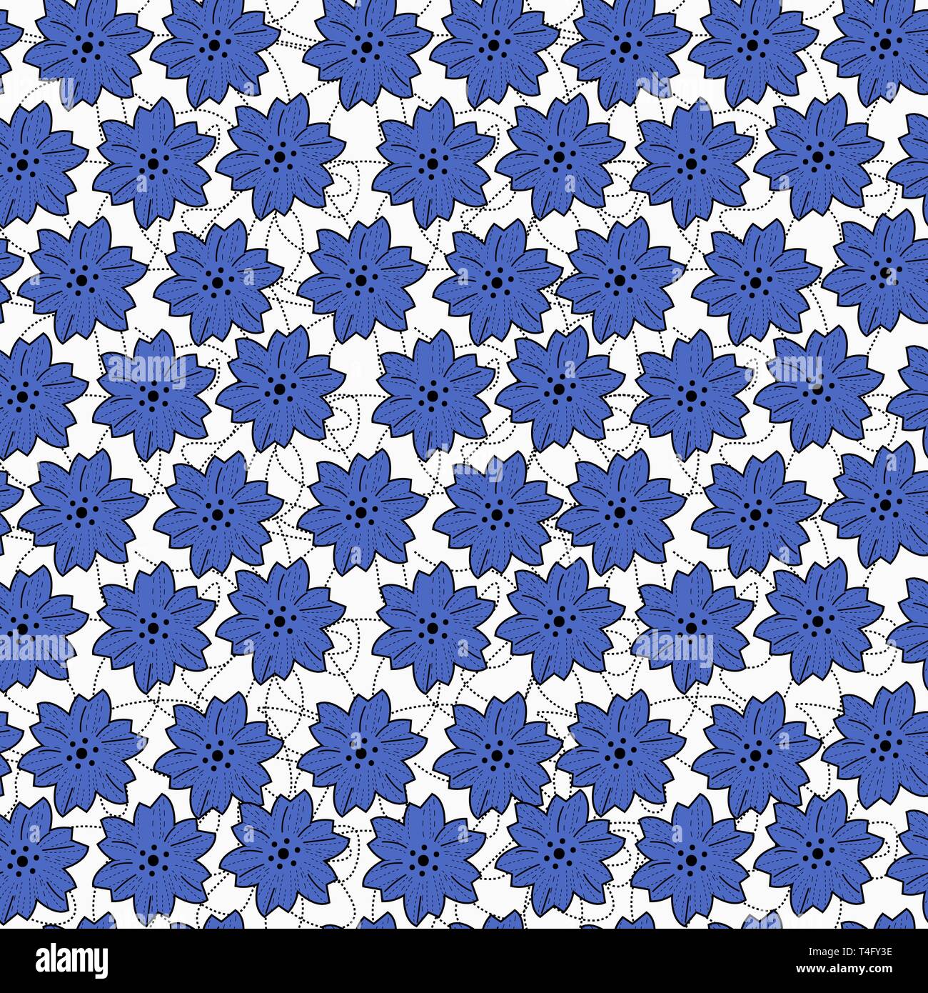 Seamless vector texture with small flowers Stock Vector Image & Art - Alamy