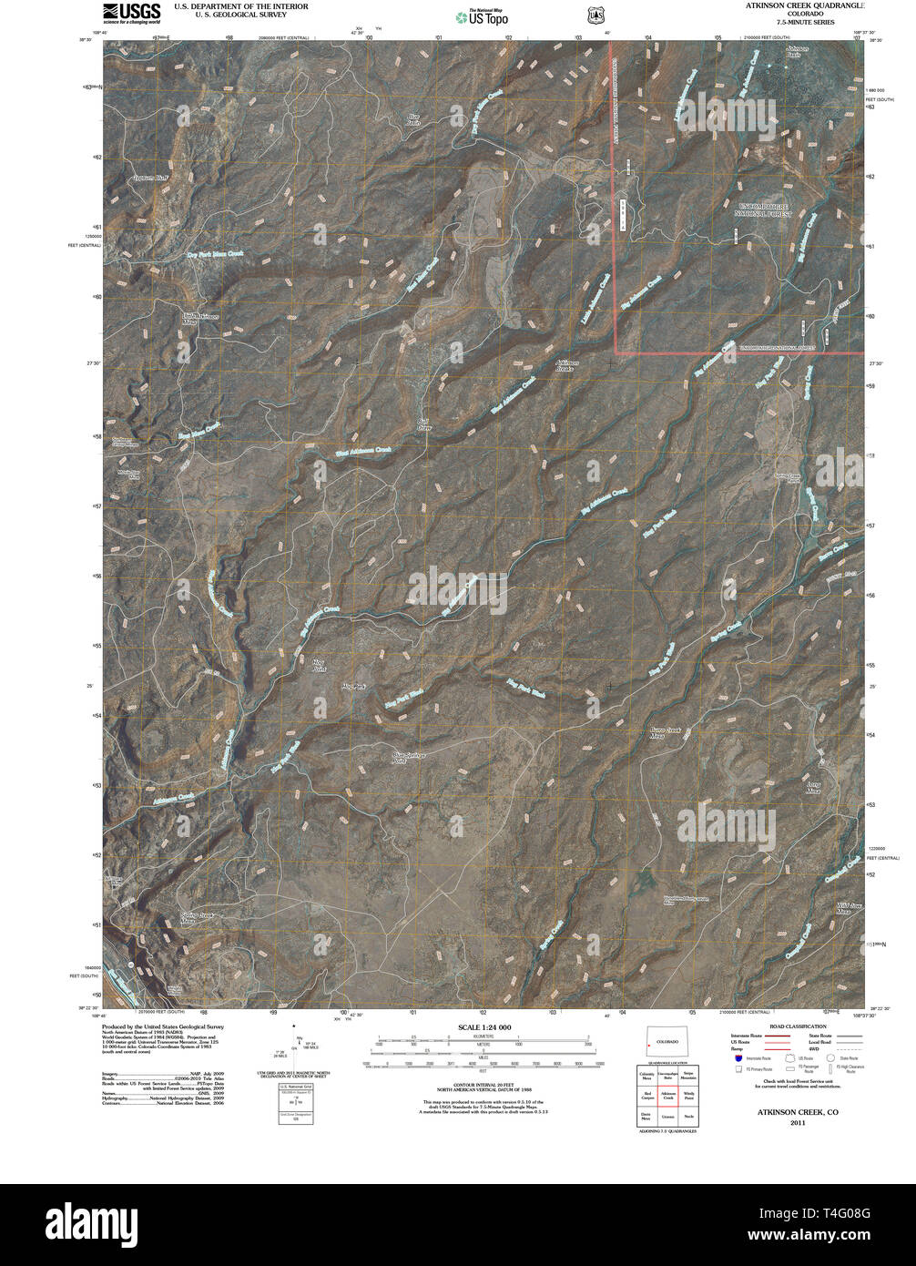 Atkinson map hi-res stock photography and images - Alamy