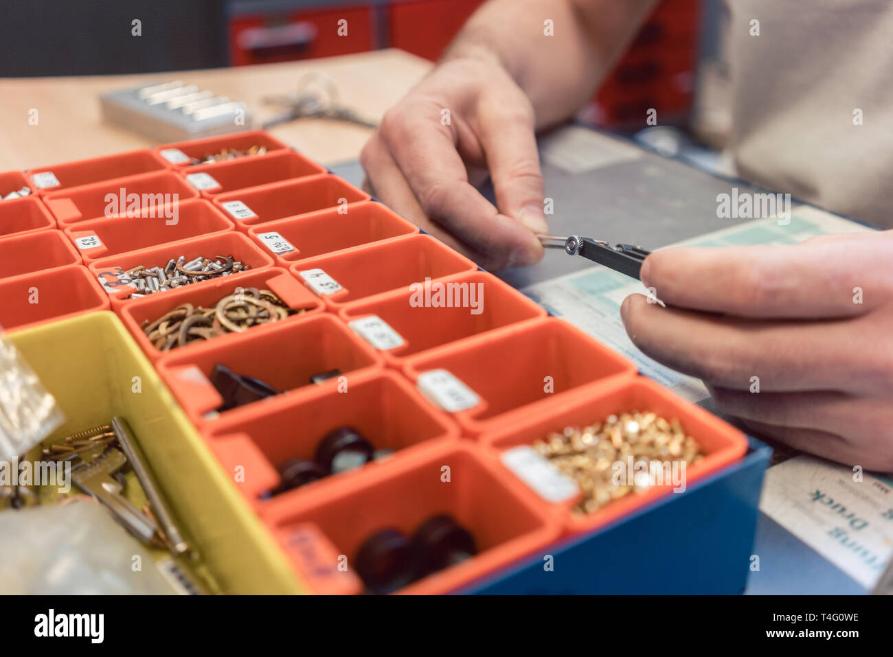 Working the lock hi-res stock photography and images - Alamy