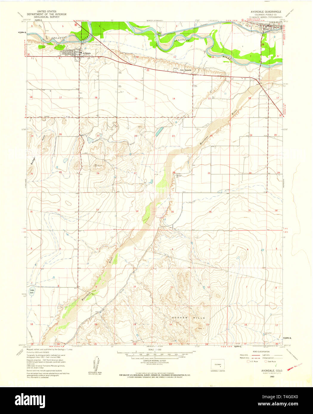 Avondale map hi-res stock photography and images - Alamy
