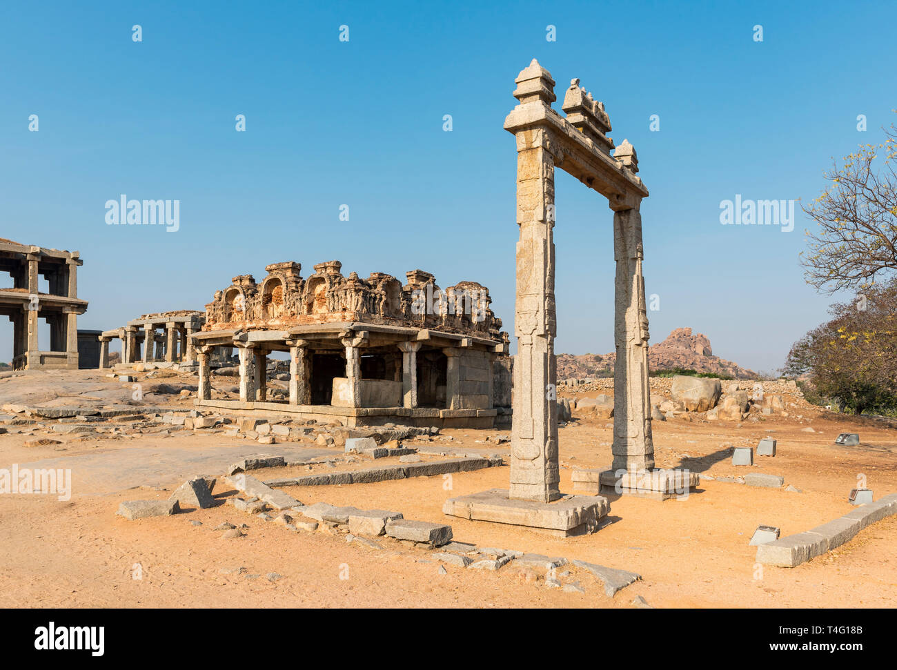 King's Balance, Hampi, India Stock Photo - Alamy