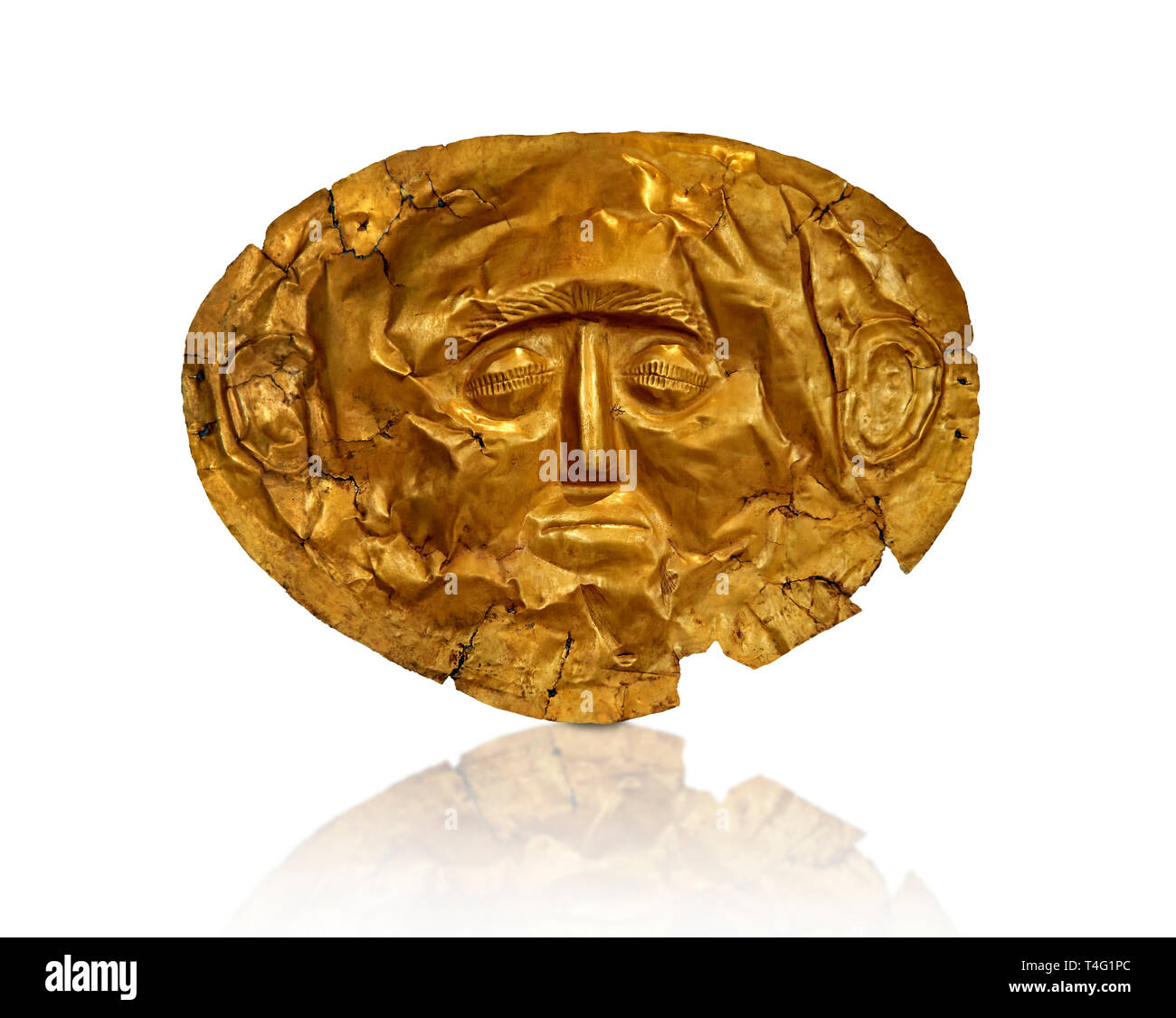 Mycenaean mask Cut Out Stock Images & Pictures - Alamy
