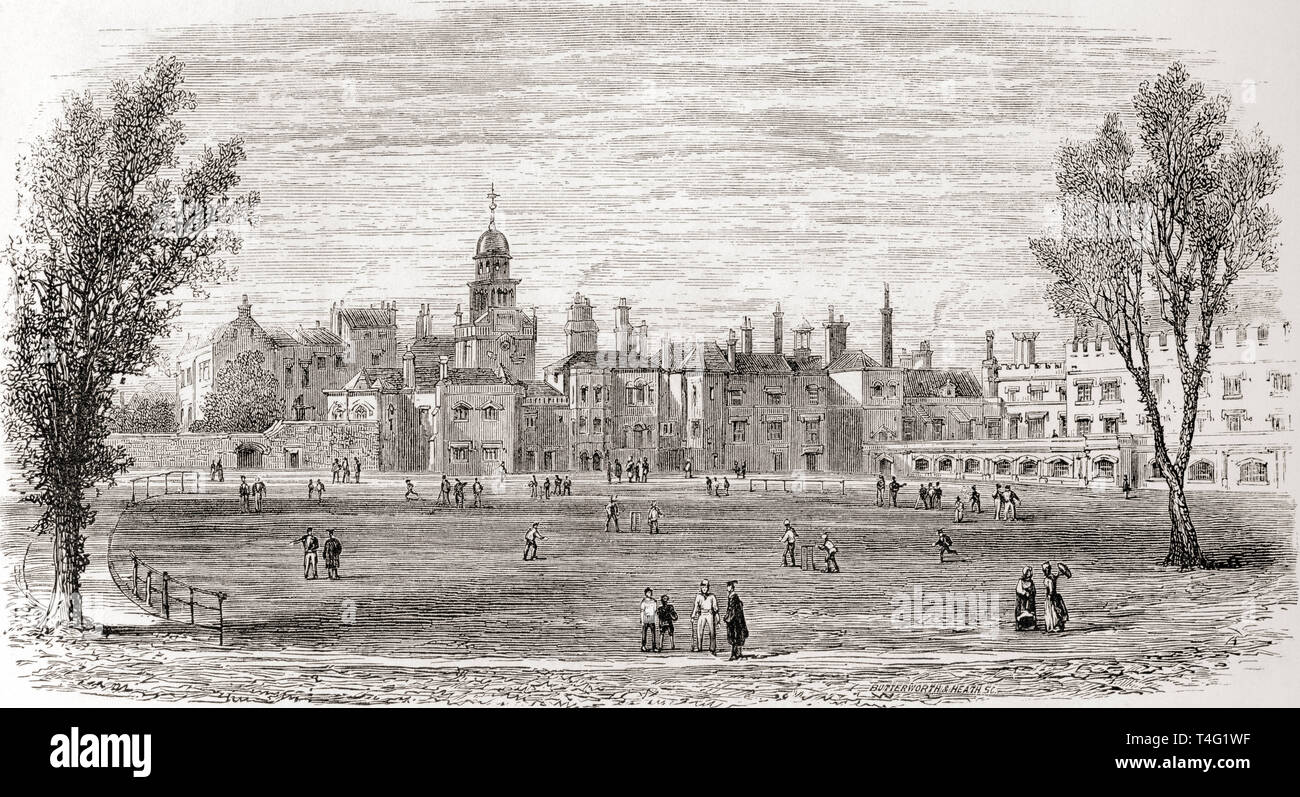 The Old Charterhouse, London, England, seen here in the late 19th ...