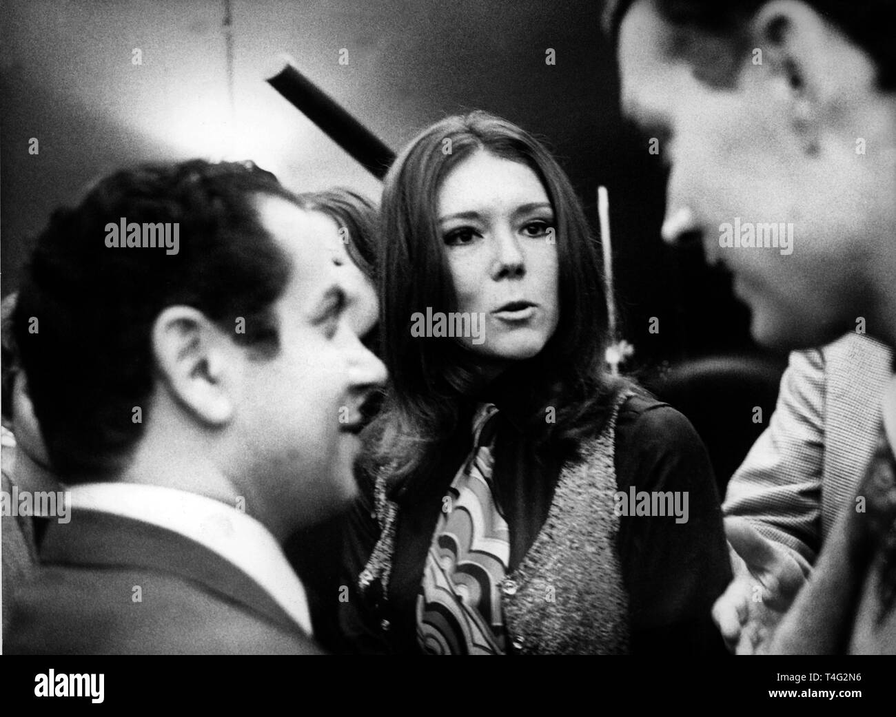 British Actress Diana Rigg is visiting the imaging fair photokina in ...