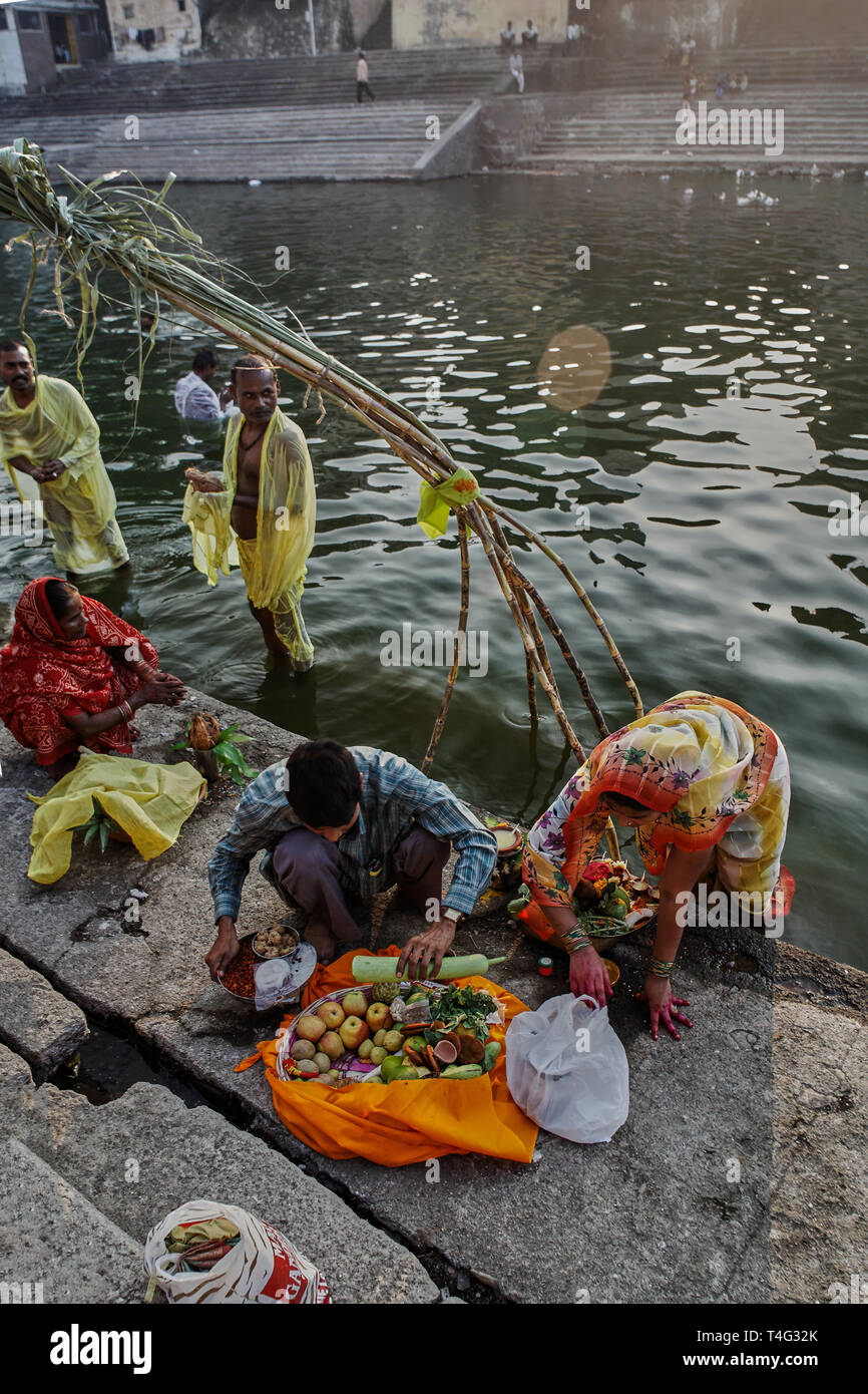 28-Oct-2006-Chhat pooja is dedicated to the Sun GOD and his sister at ...